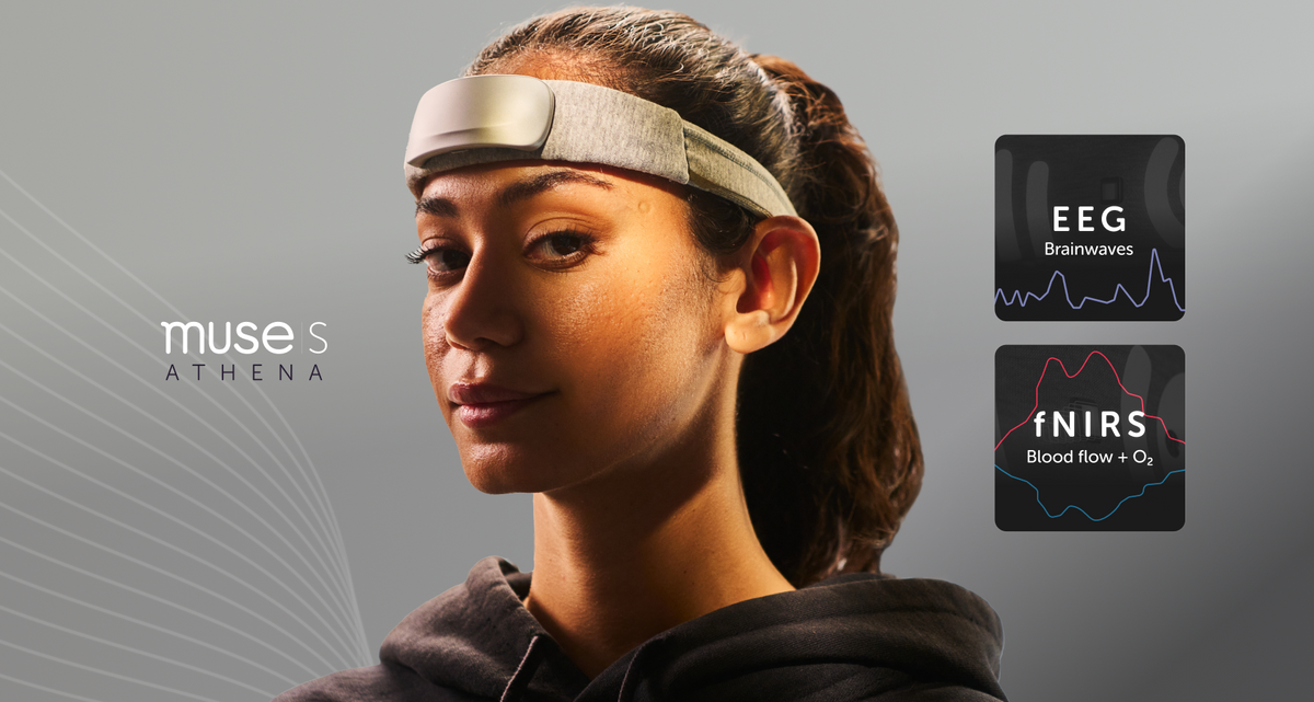 Muse S Athena Premium Subscription Bundle | Muse® EEG Mental Fitness & Sleep Headband