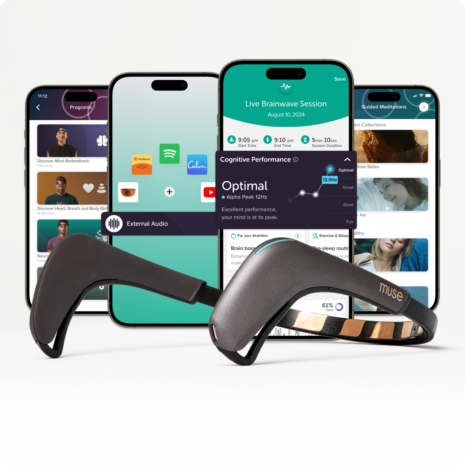 Muse 2 Premium Subscription Bundle | Muse™ EEG-Powered Meditation ...